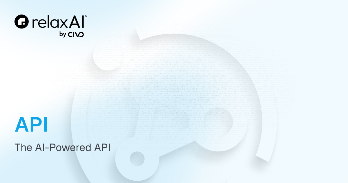 relaxAI API: The AI-Powered API - relaxAI