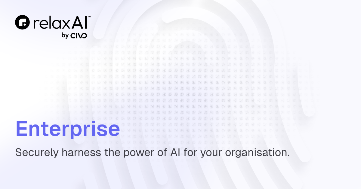 relaxAI for Enterprise - relaxAI